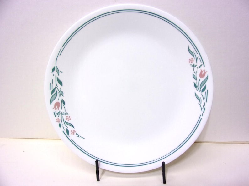 Set of Four Corning Corelle Rosemarie Pattern Dinner Plates - Etsy