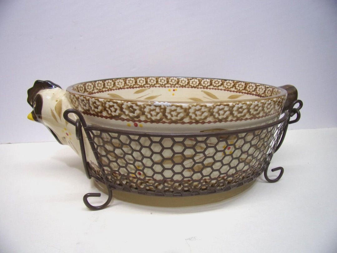 Temp Tations Old World Pattern 2.5 Qt. Chicken Casserole NO LID - Etsy