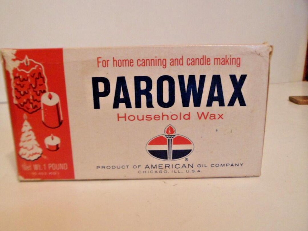 NOS American Oil Company Standard Parowax Household Wax - Etsy