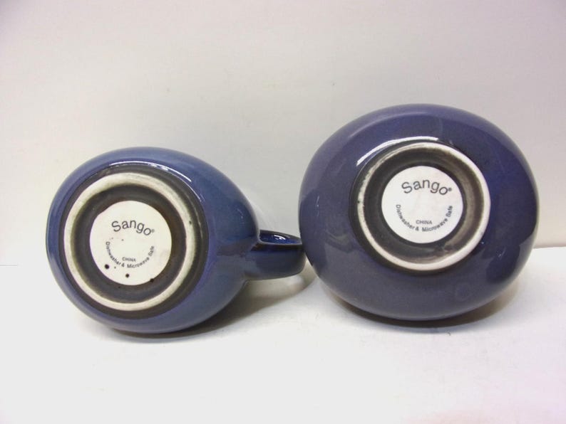 Sango Nova Eggplant Pattern Creamer and Sugar With Lid - Etsy