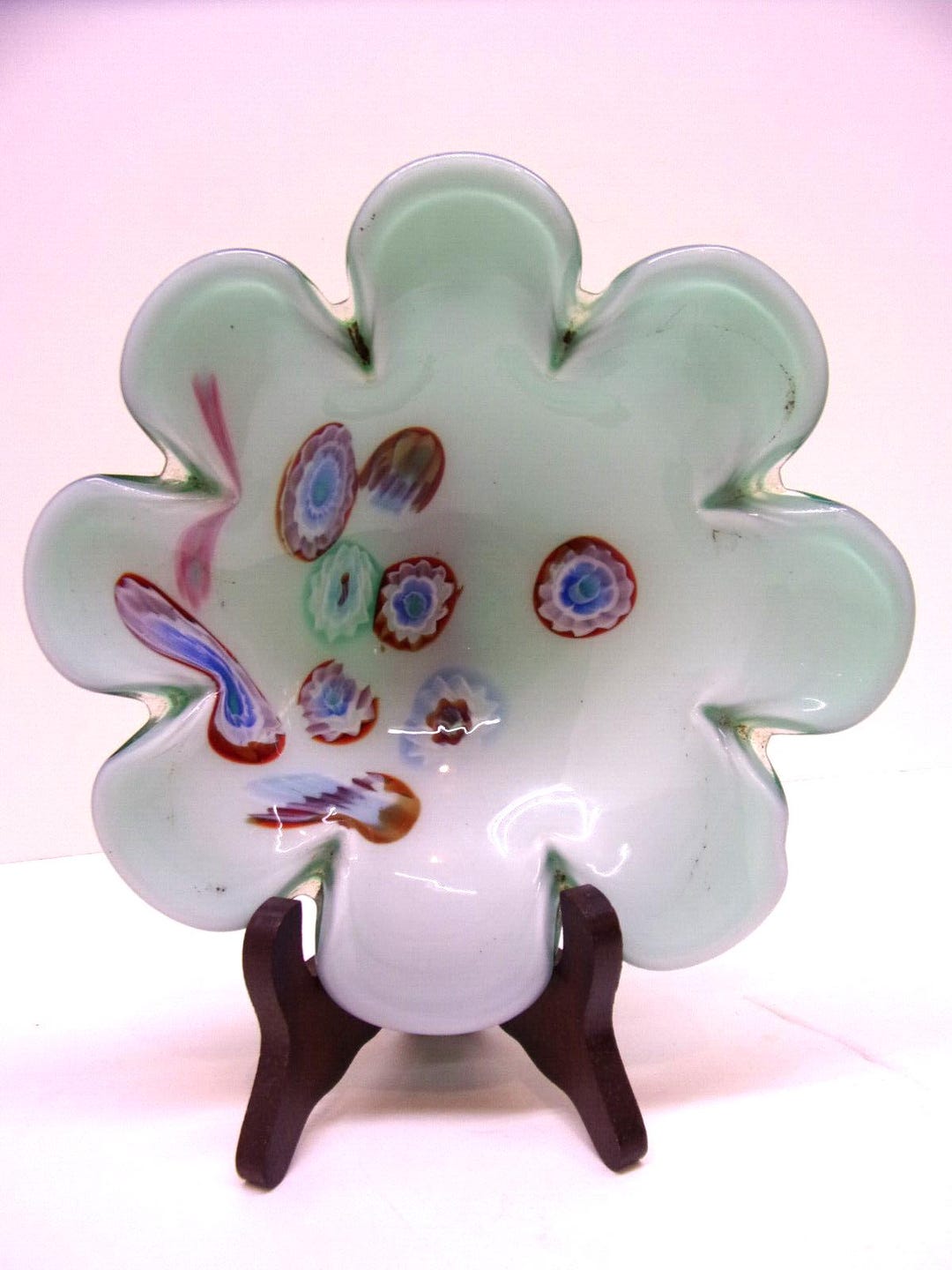 1960s Murano Biomorphic Millefiori 7 1/2" Candy Dish - Etsy