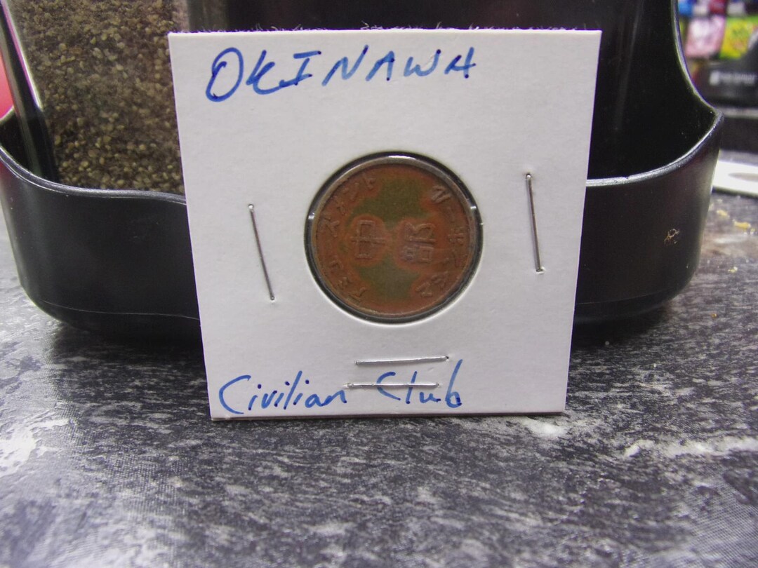 Okinwa Civilian Club Token - Etsy