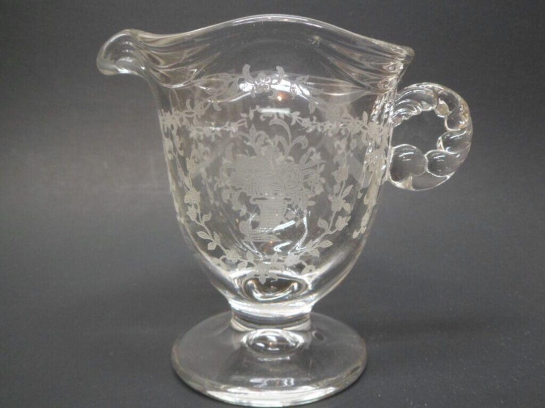 Mint Fostoria Mayflower Pattern Large Creamer - Etsy