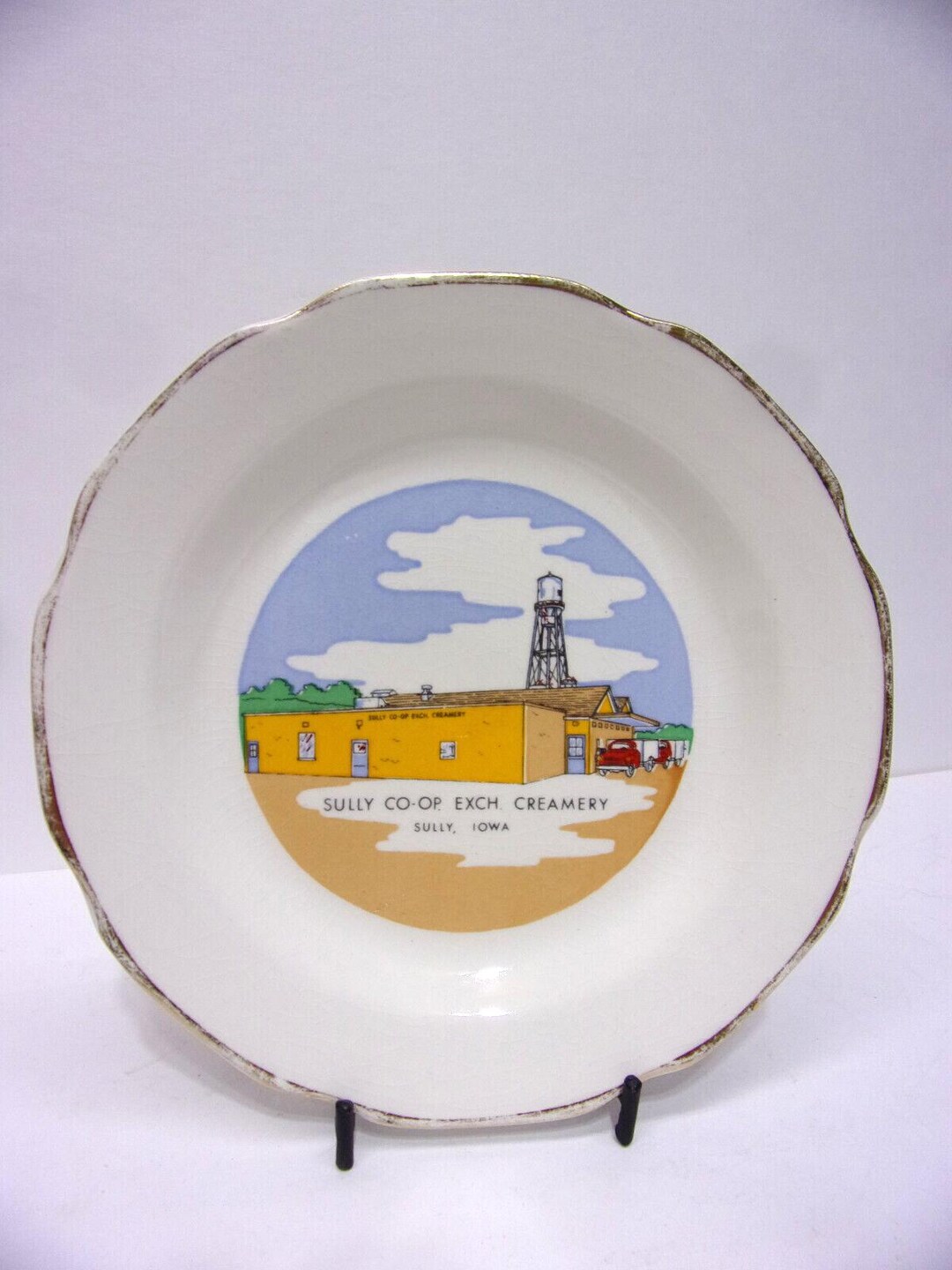 1950s Sully Iowa Creamery Advertising 7 1/4" Plate - Etsy
