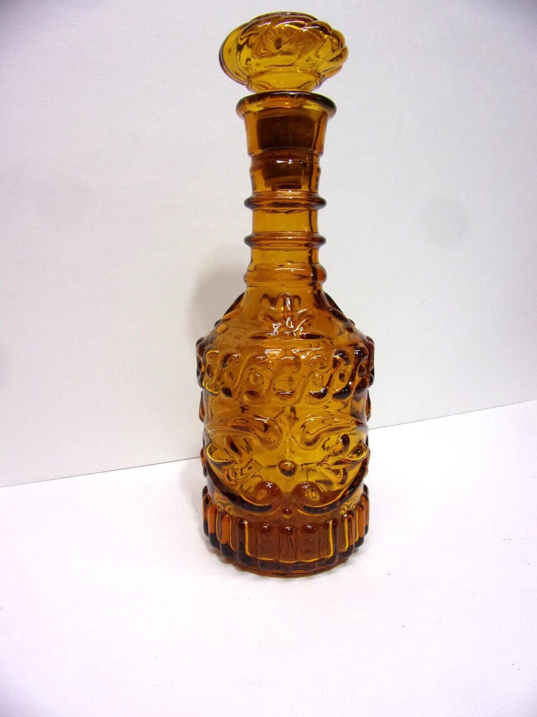 1960s Beam Tiki Amber Glass Bottle EMPTY - Etsy