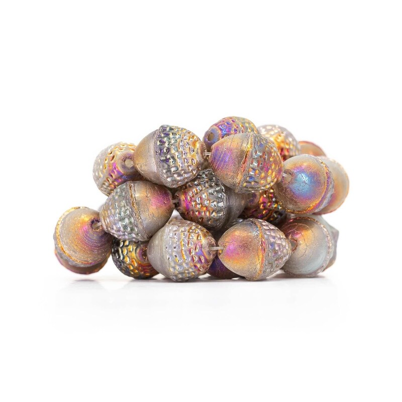 Acorn Beads - Etsy UK
