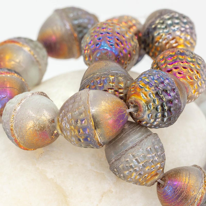 Acorn Beads - Etsy UK