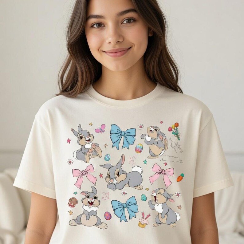 Bambi Thumper Easter Shirt 2026, Disney Thumper Bunny Tee, Cute Spring ...