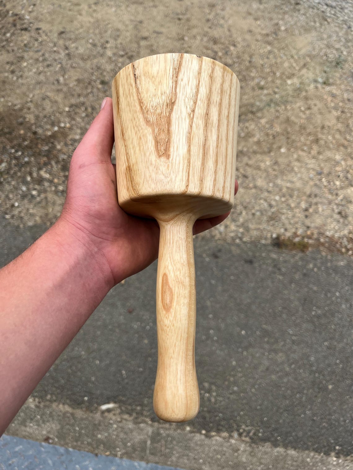 Big Wooden Mallet - Etsy