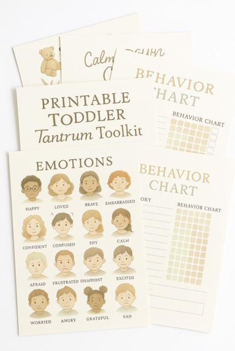 Toddler Tantrum Toolkit -- Printable Calm Down Kit for Moms & Kids - Etsy