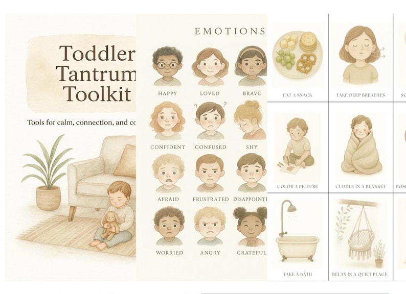 Toddler Tantrum Toolkit -- Printable Calm Down Kit for Moms & Kids - Etsy