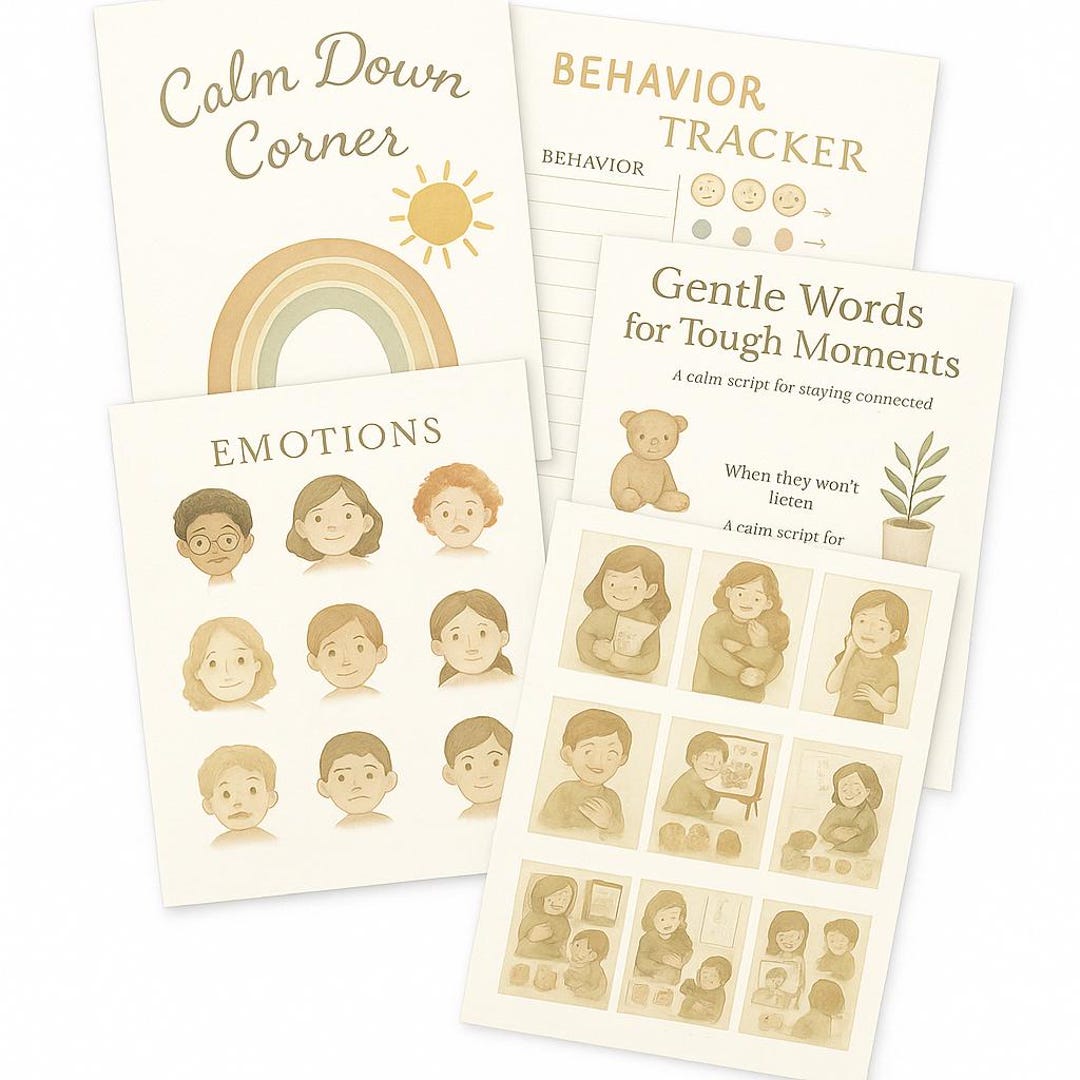 Toddler Tantrum Toolkit -- Printable Calm Down Kit for Moms & Kids - Etsy
