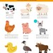 For Children, Trace Animal Names Worksheets - Etsy
