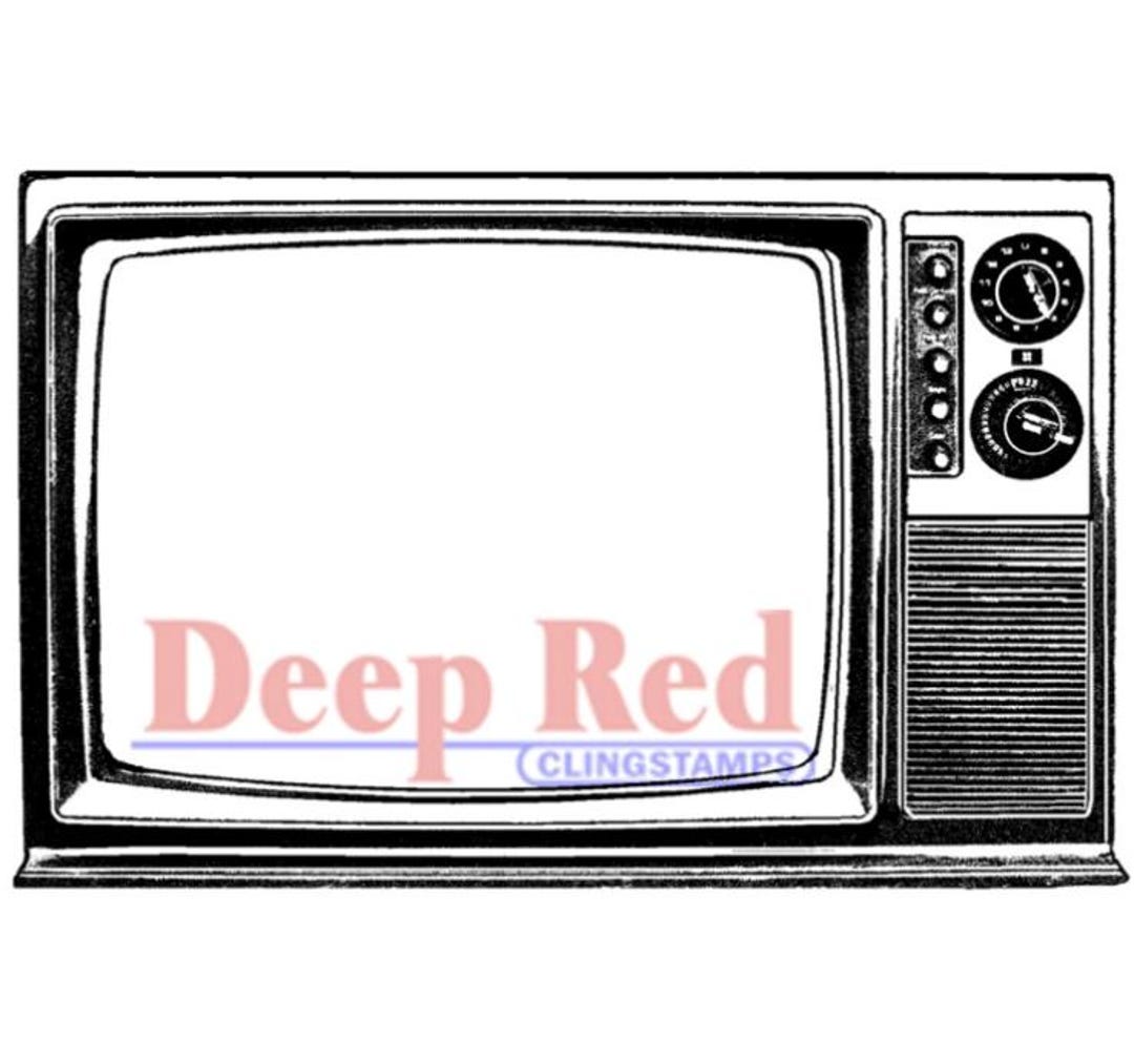 Deep Red Cling Stamps -- Classic TV -- NEW -- (#4660) - Etsy