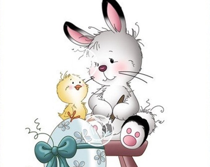 Whimsy Stamps -- Easter Bunny -- NEW -- (#2082) - Etsy