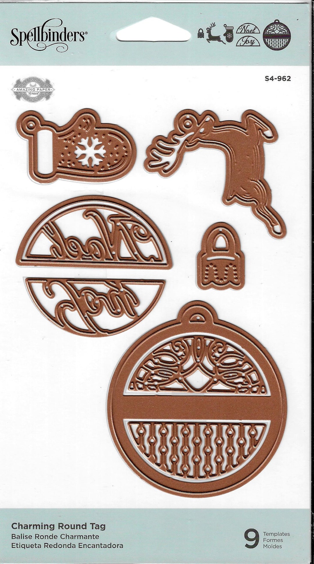 Spellbinders - Charming Round Tag Die Set - NEW (#3441) - Etsy