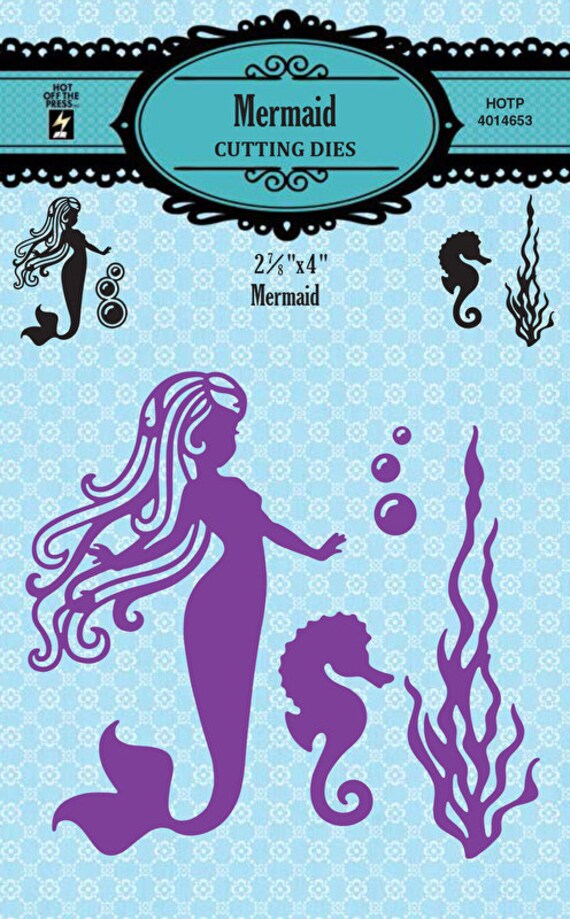 Hot Off The Press Mermaid Metal Cutting Dies NEW | Etsy