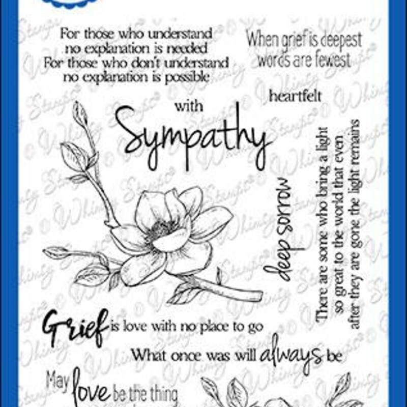 Sympathy Stamp - Etsy
