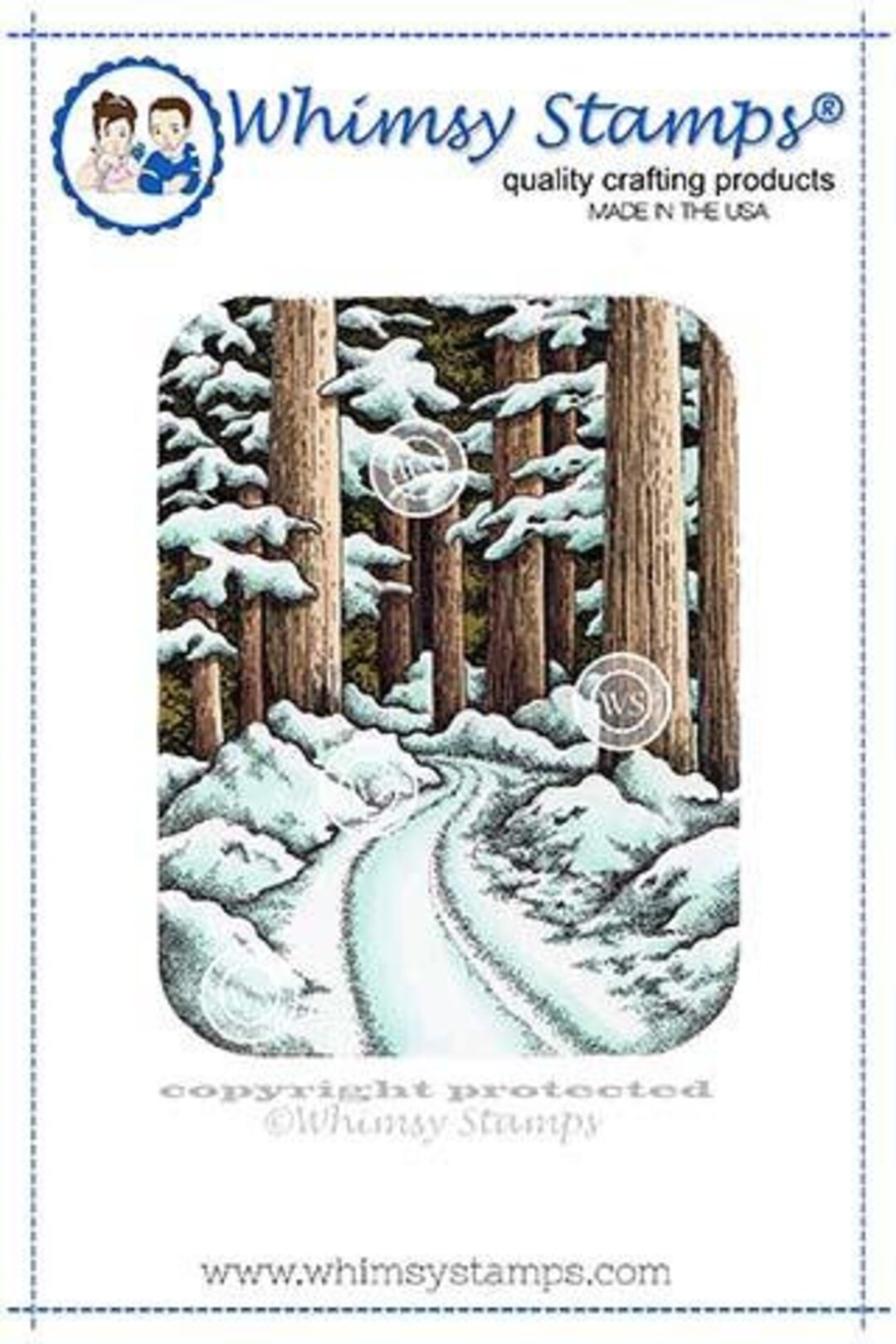 Whimsy Stamps -- Winter Woods -- NEW -- (#3480) - Etsy