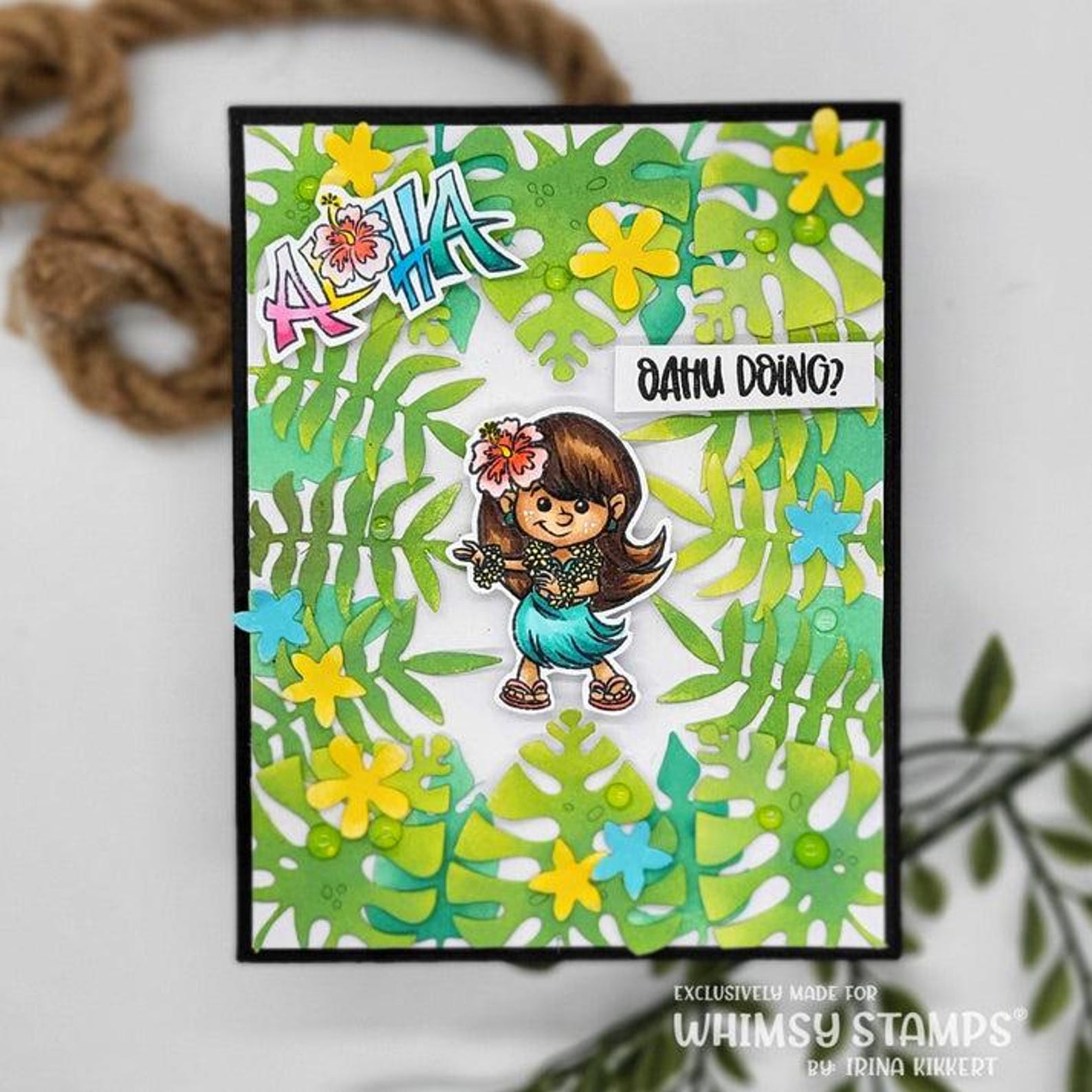 Whimsy Stamps -- Aloha Kids -- NEW -- (#4431) - Etsy