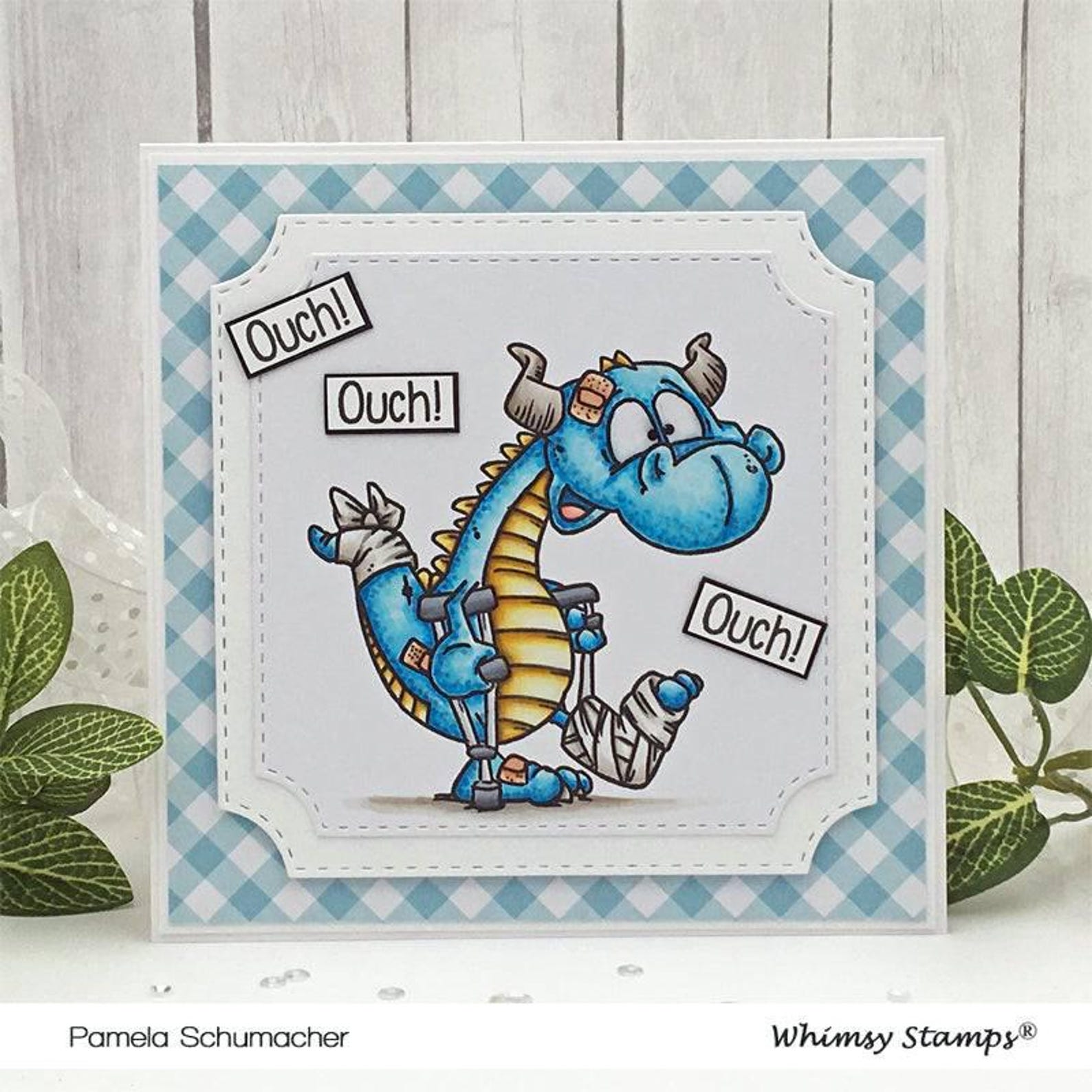 Whimsy Stamps -- Get Well Dragons -- NEW -- (#3617) - Etsy