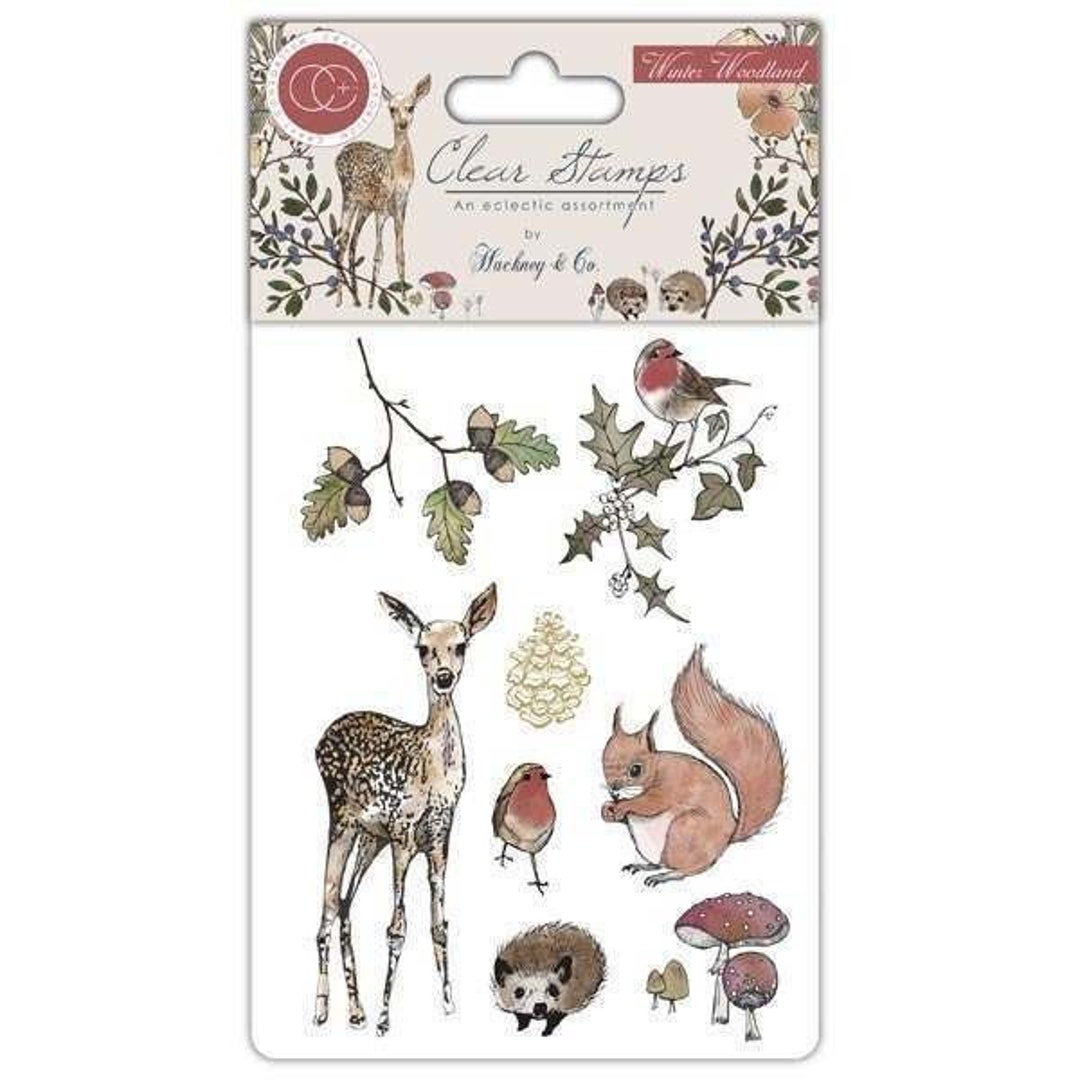 Craft Consortium -- Winter Woodland Stamp Set -- NEW -- (#3570) - Etsy