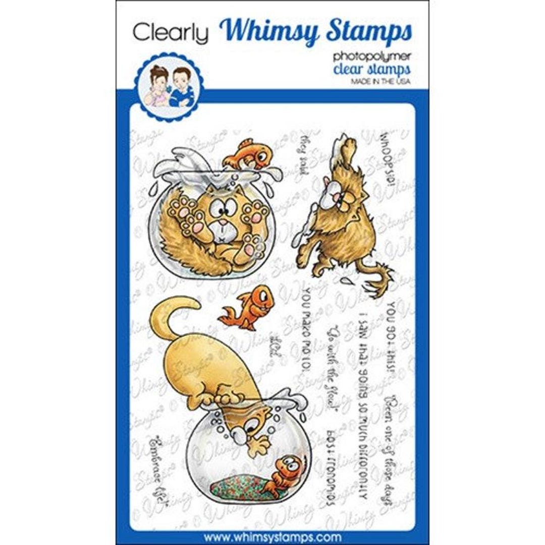 Whimsy Stamps -- Cat Trouble -- NEW -- (#4347) - Etsy