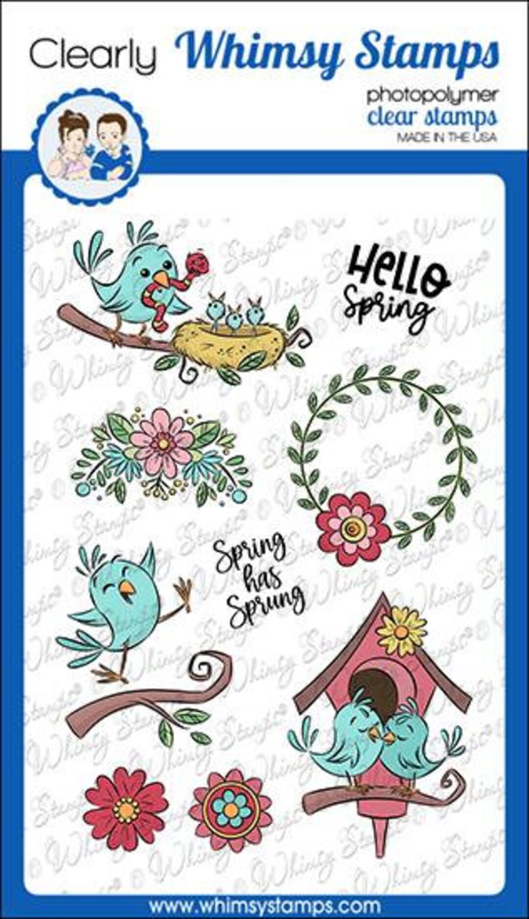 Whimsy Stamps -- Spring Birds -- NEW -- (#4270) - Etsy