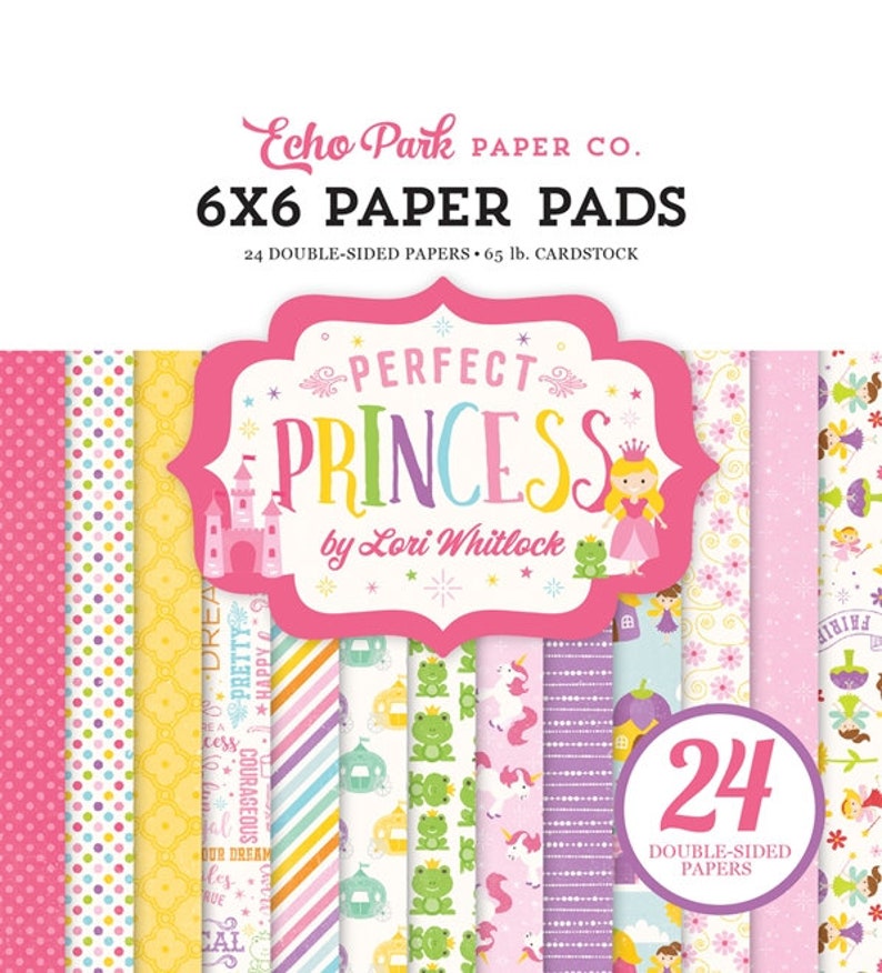6 X 6 Paper Pad ~ Perfect Princess ~ Double Sided NEW (#2758) - Etsy