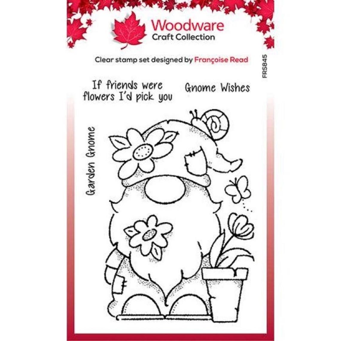 Woodware Stamps -- Garden Gnome -- NEW -- (#4632) - Etsy