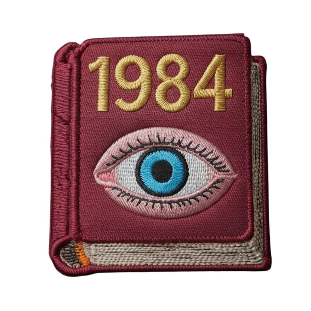 George Orwell 1984 Patch Embroidered Iron-on/sew-on Badge (3 Inch ...