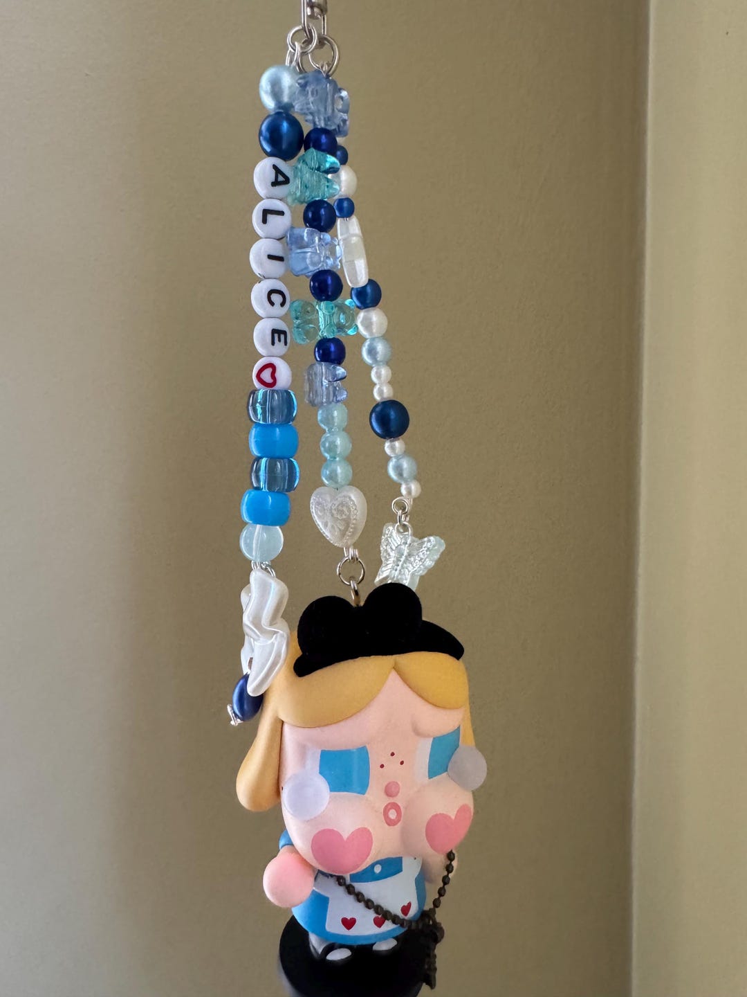 Popmart Crybaby X Crying Again, She’s Alice. Handmade Keychain/bagcharm ...