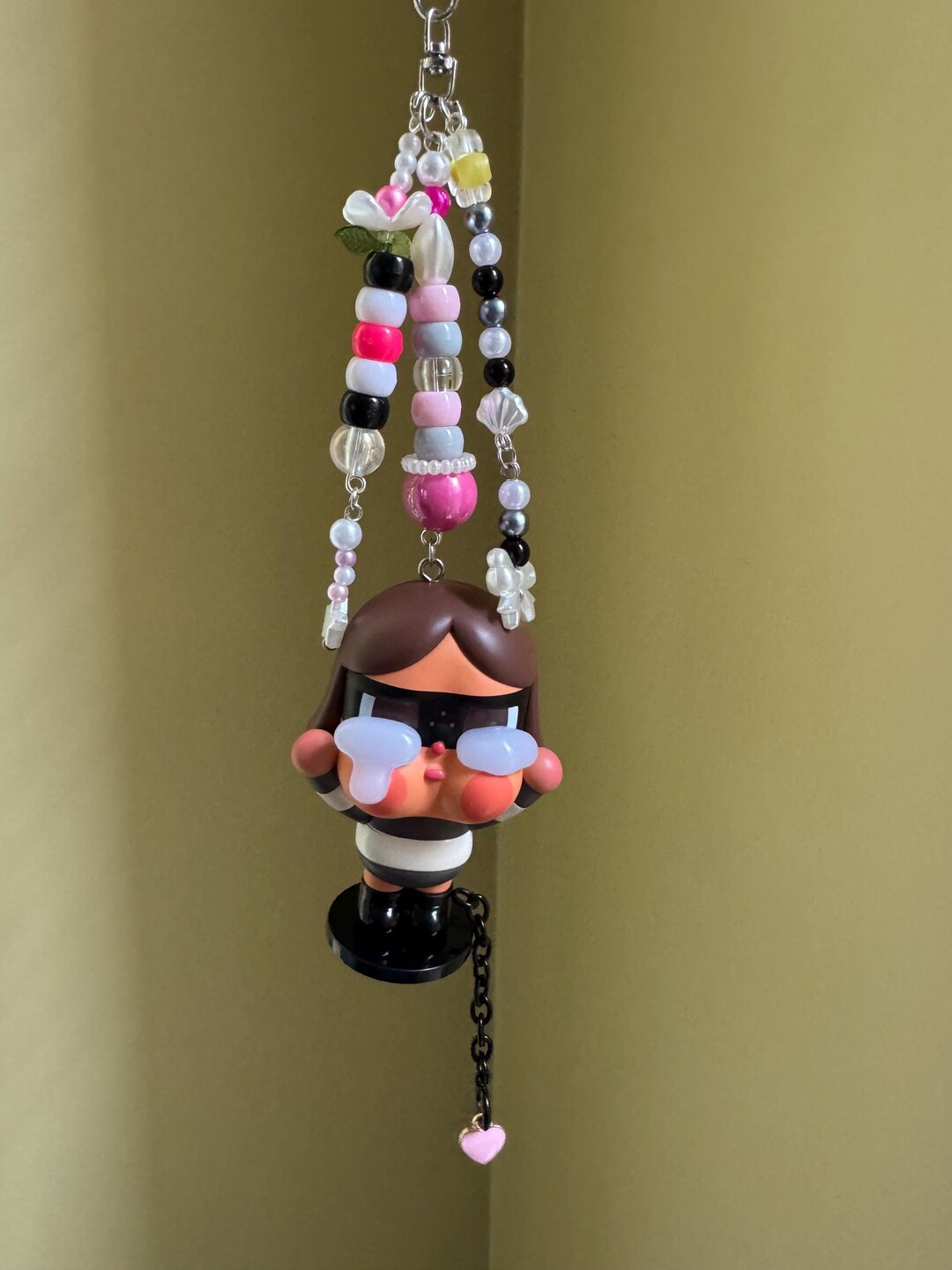 Popmart Crybaby X Crying Again, the Robber. Handmade Keychain/bagcharm ...