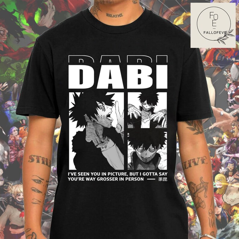 Mha Dabi Shirt Bnha Dabi Shirt My Hero Academia Shirt Anime Etsy