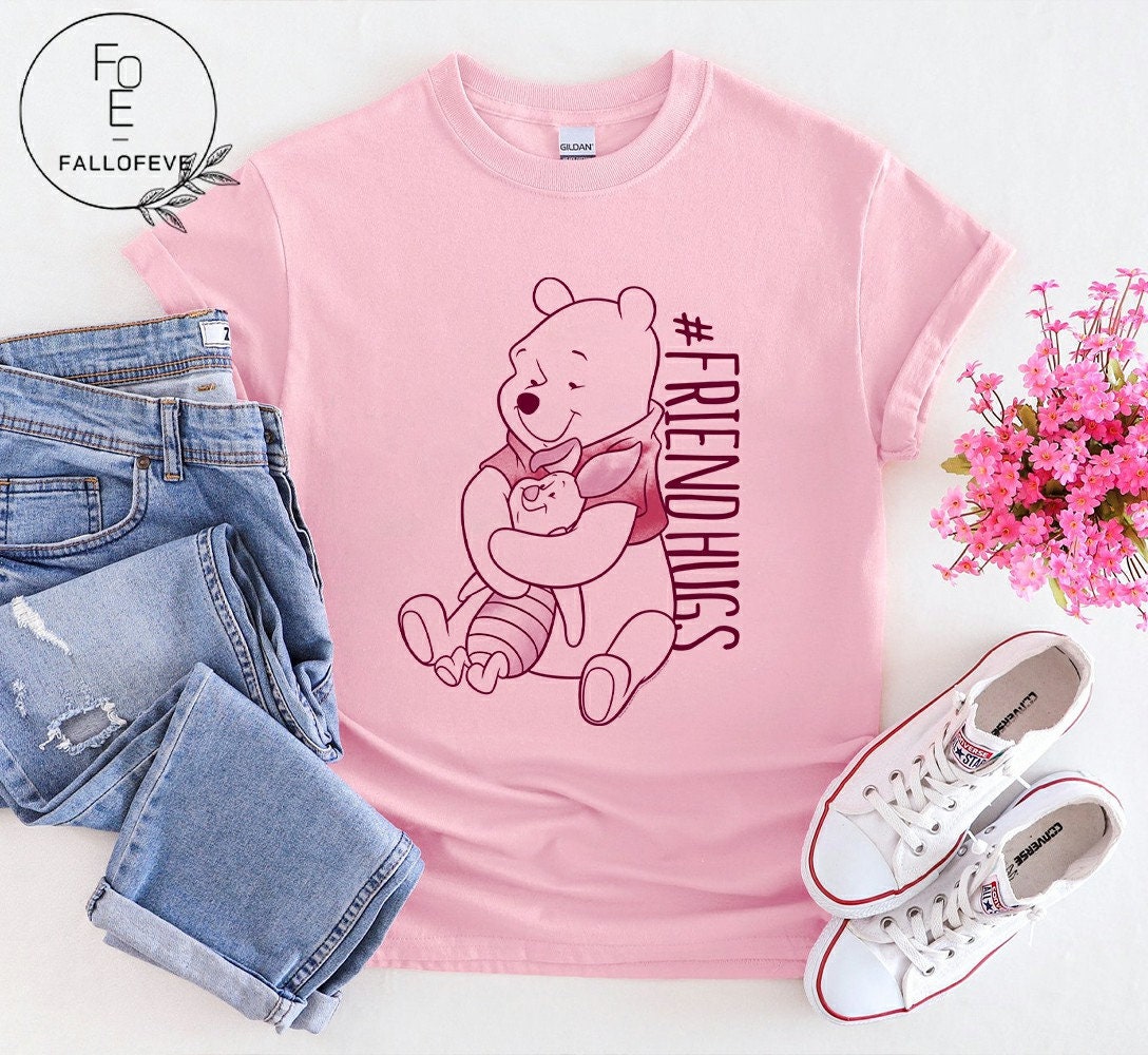 Disney Winnie The Pooh Piglet And Pooh Friend Hugs Sweatshirt sold by ...