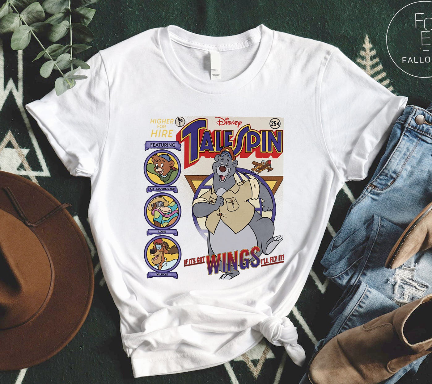 Disney TaleSpin If Its Got Wings I'll Fly shirt sold by JeanZ | SKU ...