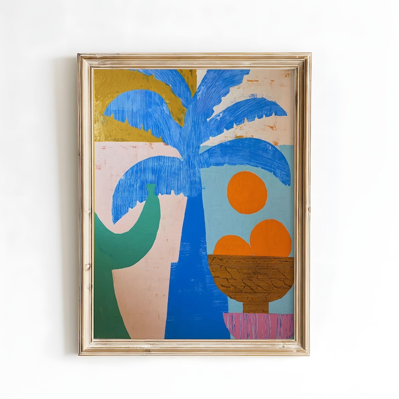 Abstract Palm Tree Prints - Etsy
