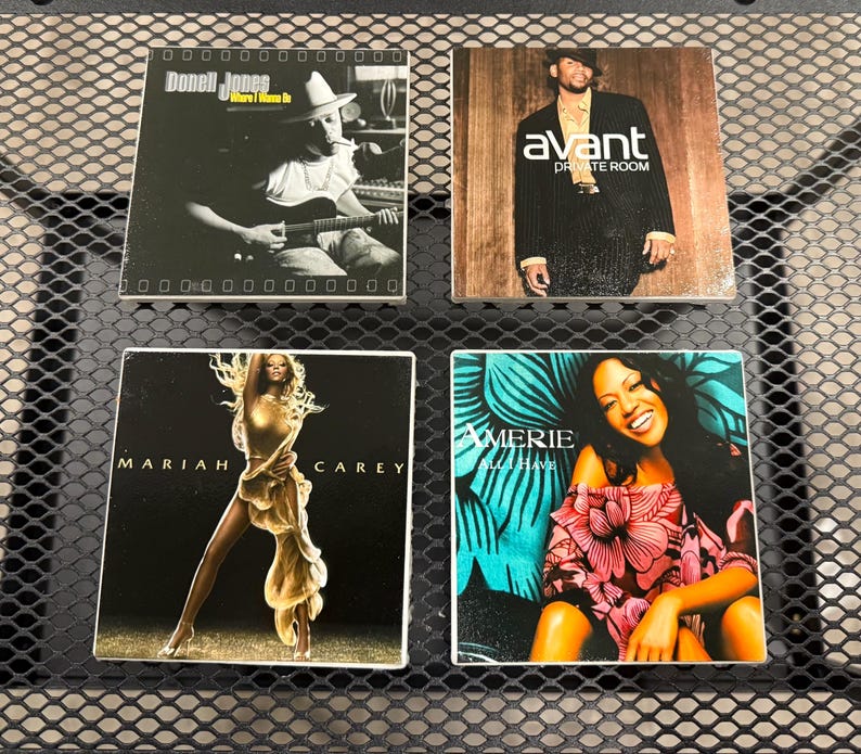 Custom Interactive Album Cover Coasters | Music Lover Gift | Aesthetic ...