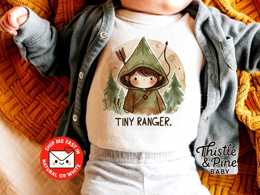 Tiny Ranger Baby Onesie® - Halfling Hobbit Baby Bodysuit - Fantasy ...