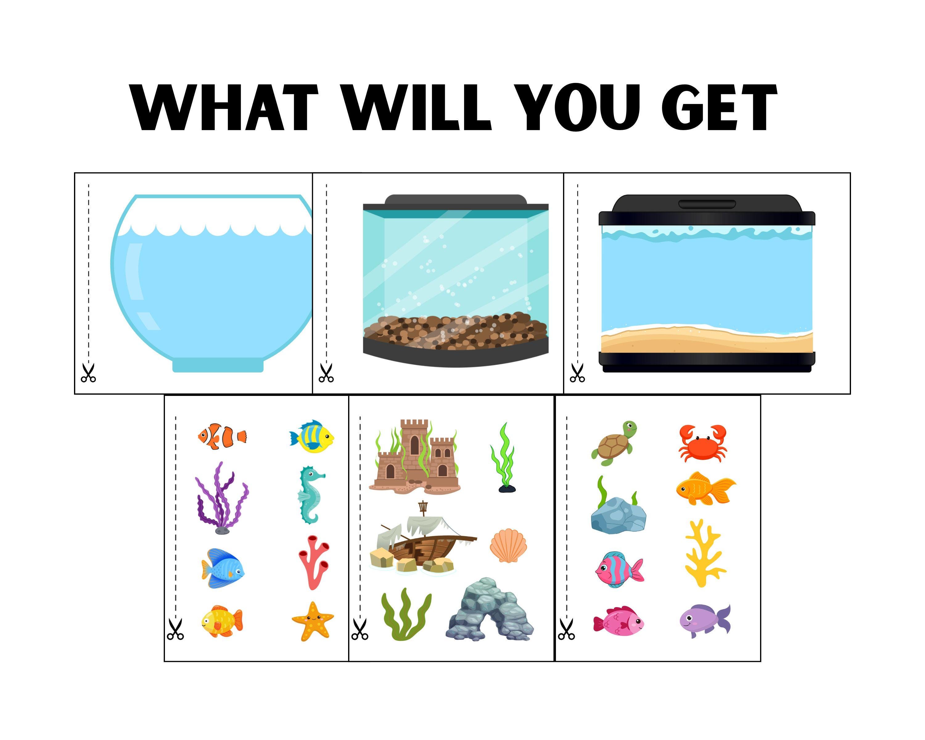 Build a Fish Tank Printable – Make Your Own Aquarium for Preschool ...
