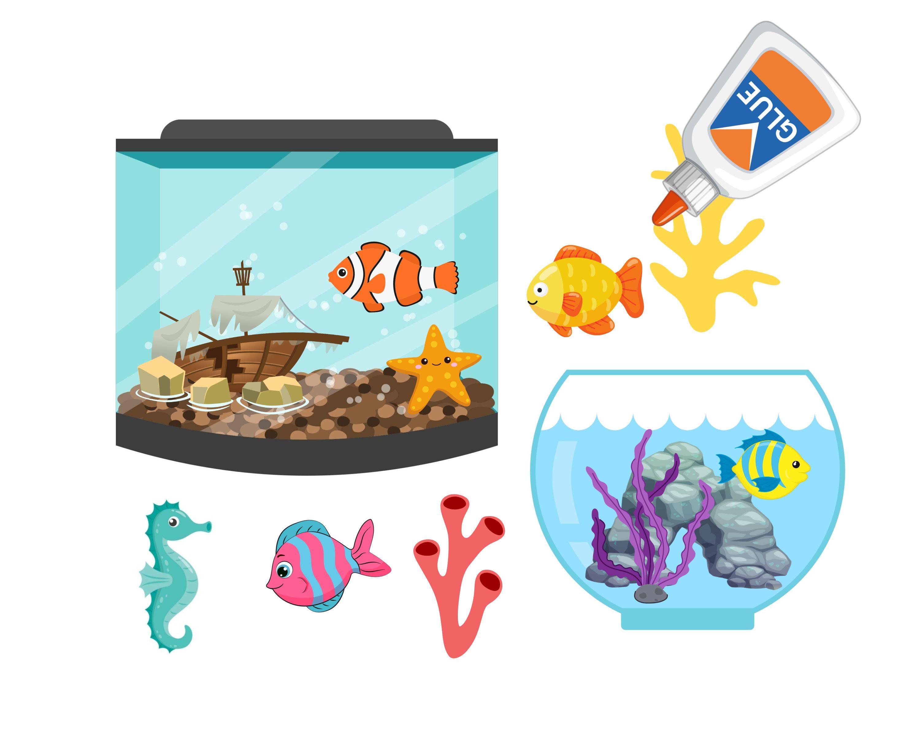 Build a Fish Tank Printable – Make Your Own Aquarium for Preschool ...