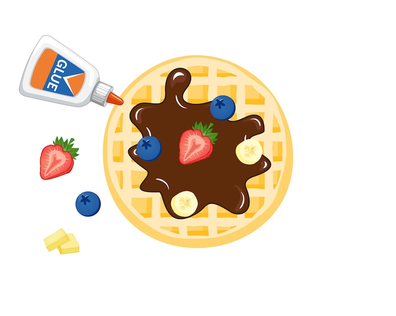 Build a Waffle Printable: Fun Paper Craft for Kids (PDF Print) - Etsy