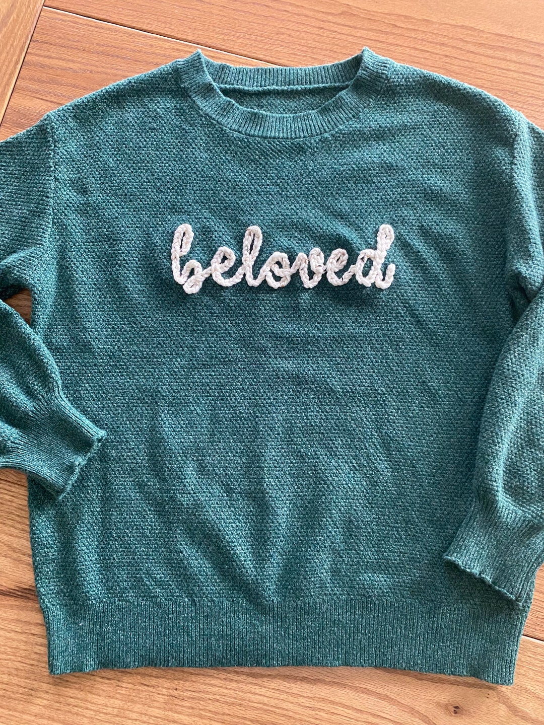 Custom Hand Embroidered Sweater Women's Personalized Sweater Women's ...