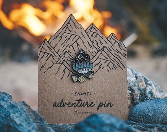 Campfire Badge | Etsy