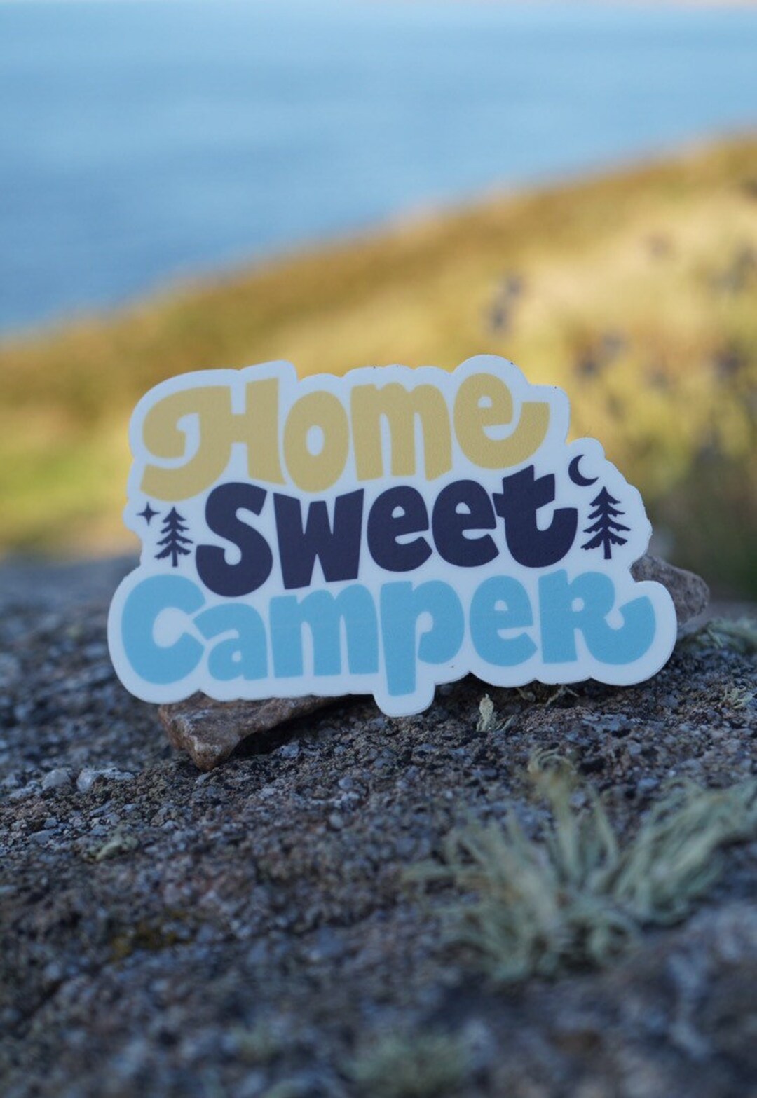 Home Sweet Camper / Adventure Vinyl Decal Bumper Sticker / Van - Etsy UK