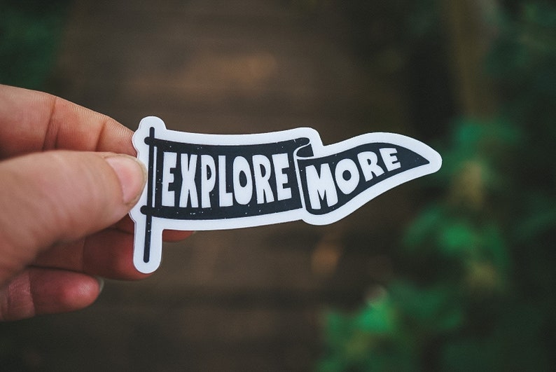 Explore More Sticker / Adventure Vinyl Decal Bumper Sticker / - Etsy UK
