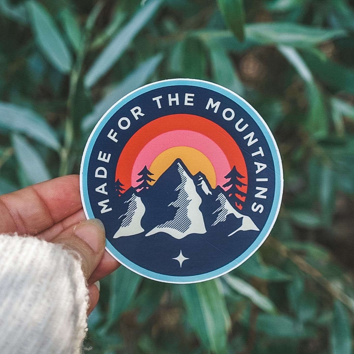 Made for the Mountains / Adventure Vinyl Decal Bumper Sticker - Etsy UK