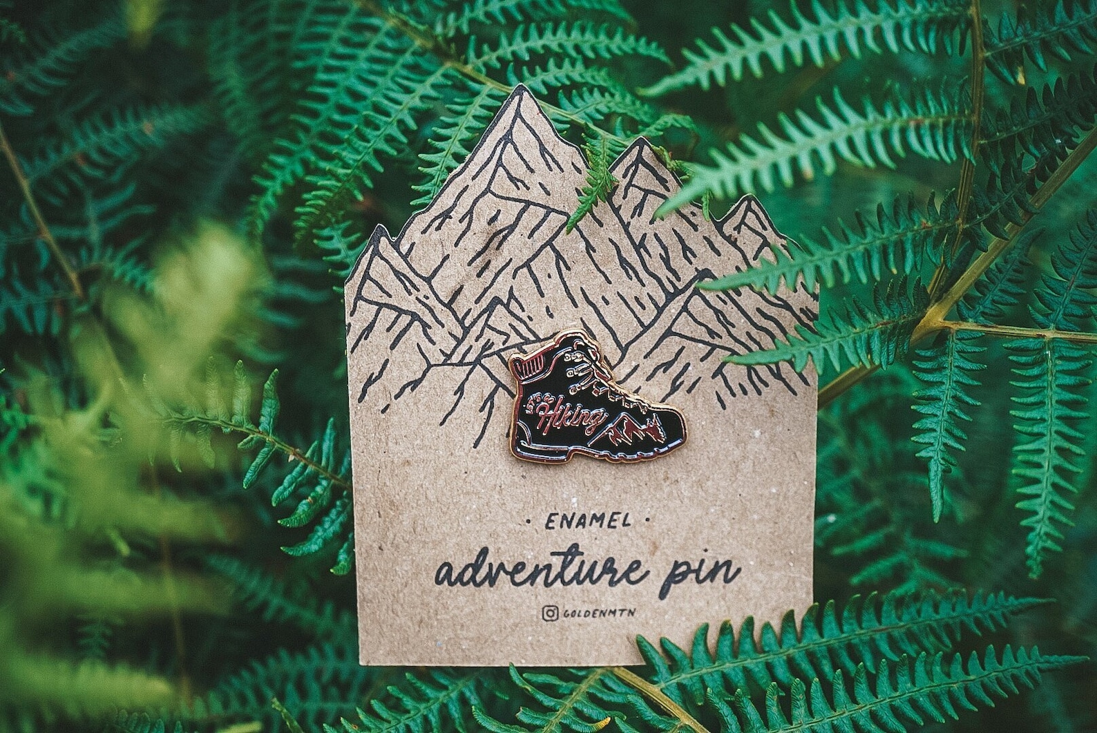 Hiking Enamel Pin Badge / Walking Boot Pin Badge / Adventure - Etsy UK