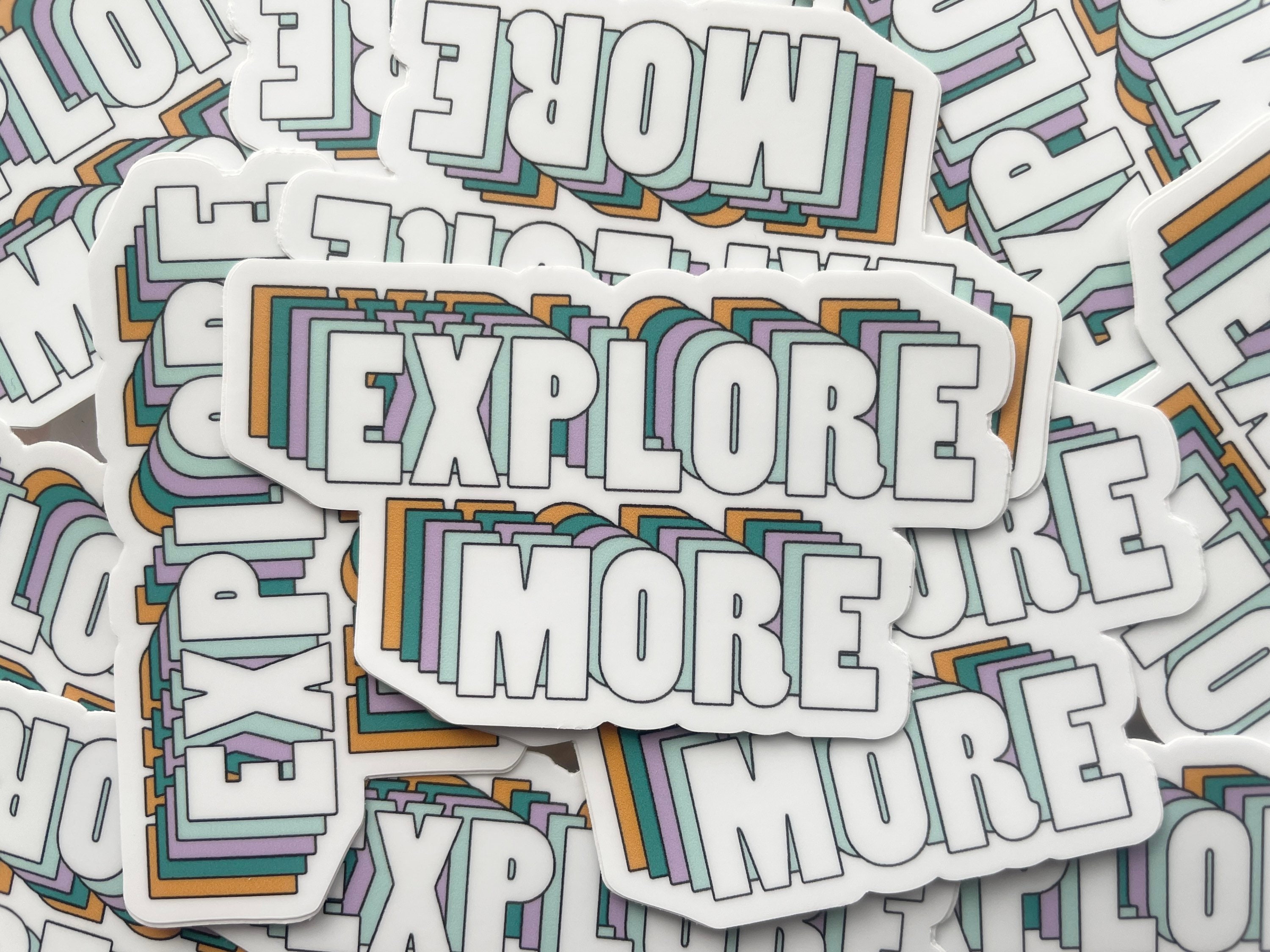Explore More Sticker / Adventure vinyl decal bumper sticker / - Etsy 日本