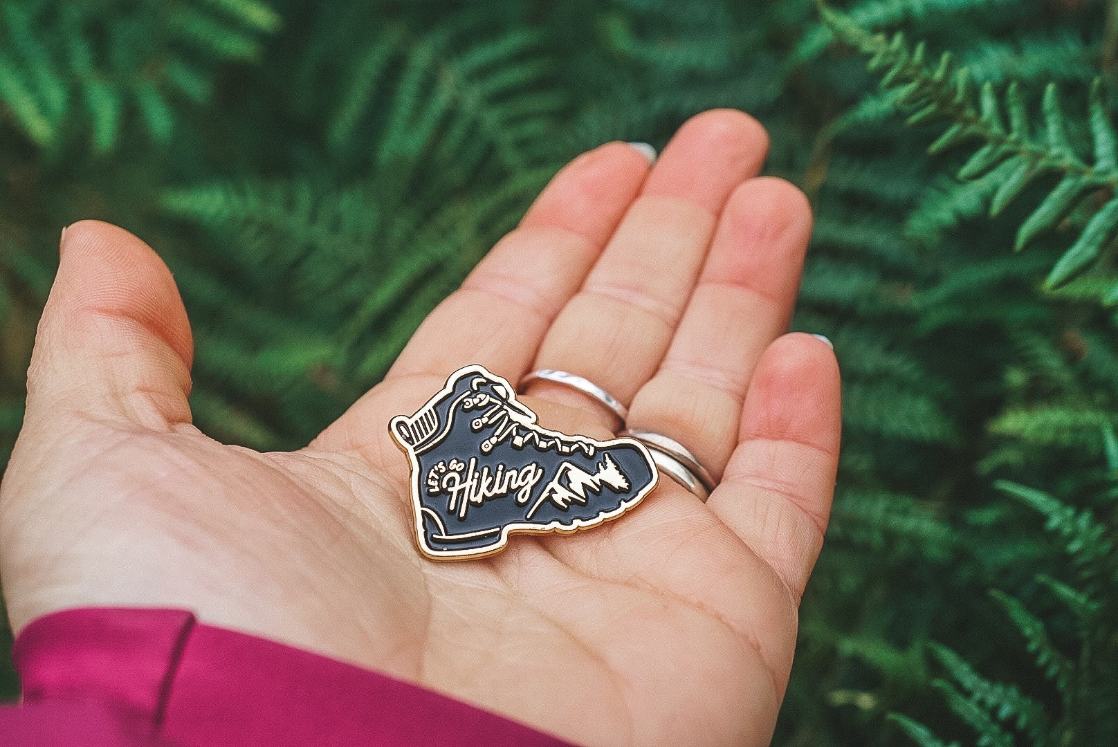 Hiking Enamel Pin Badge / Walking Boot Pin Badge / Adventure - Etsy UK